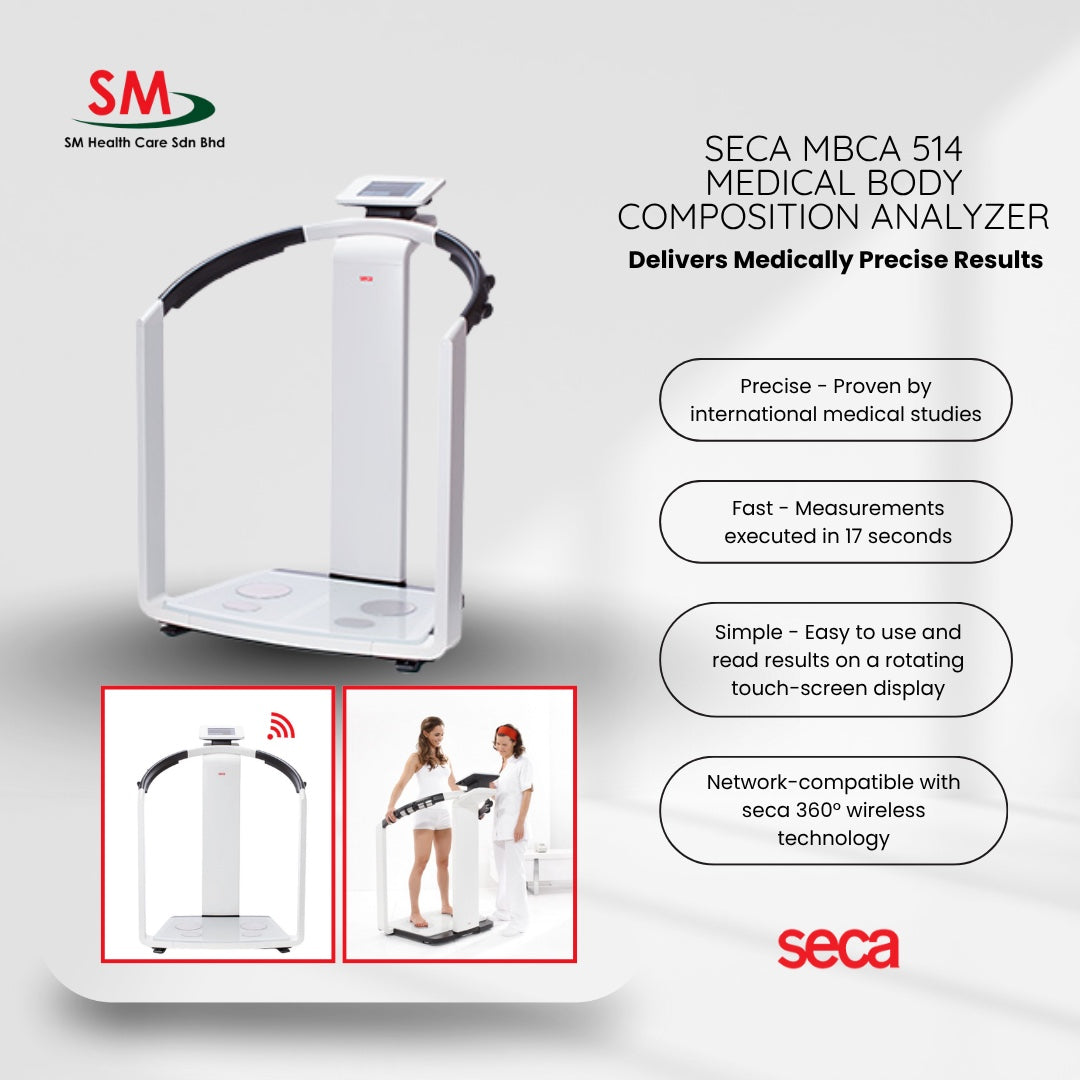 SECA MBCA 514 MEDICAL BODY COMPOSITION ANALYZER – SM Health Care